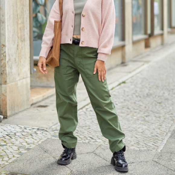 Uniqlo | Pants | Uniqlo Off White Utility Work Pants | Poshmark